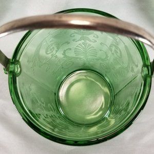 Fostoria | Dining | Vintage Depression Glass Fostoria Versailles Green ...